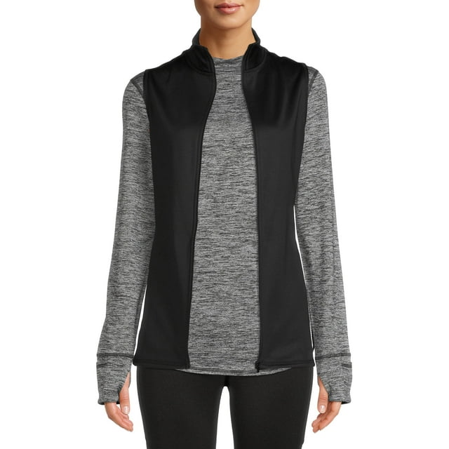 ClimateRight by Cuddl Duds Women's Thermal Guard Full Zip Base Layer ...