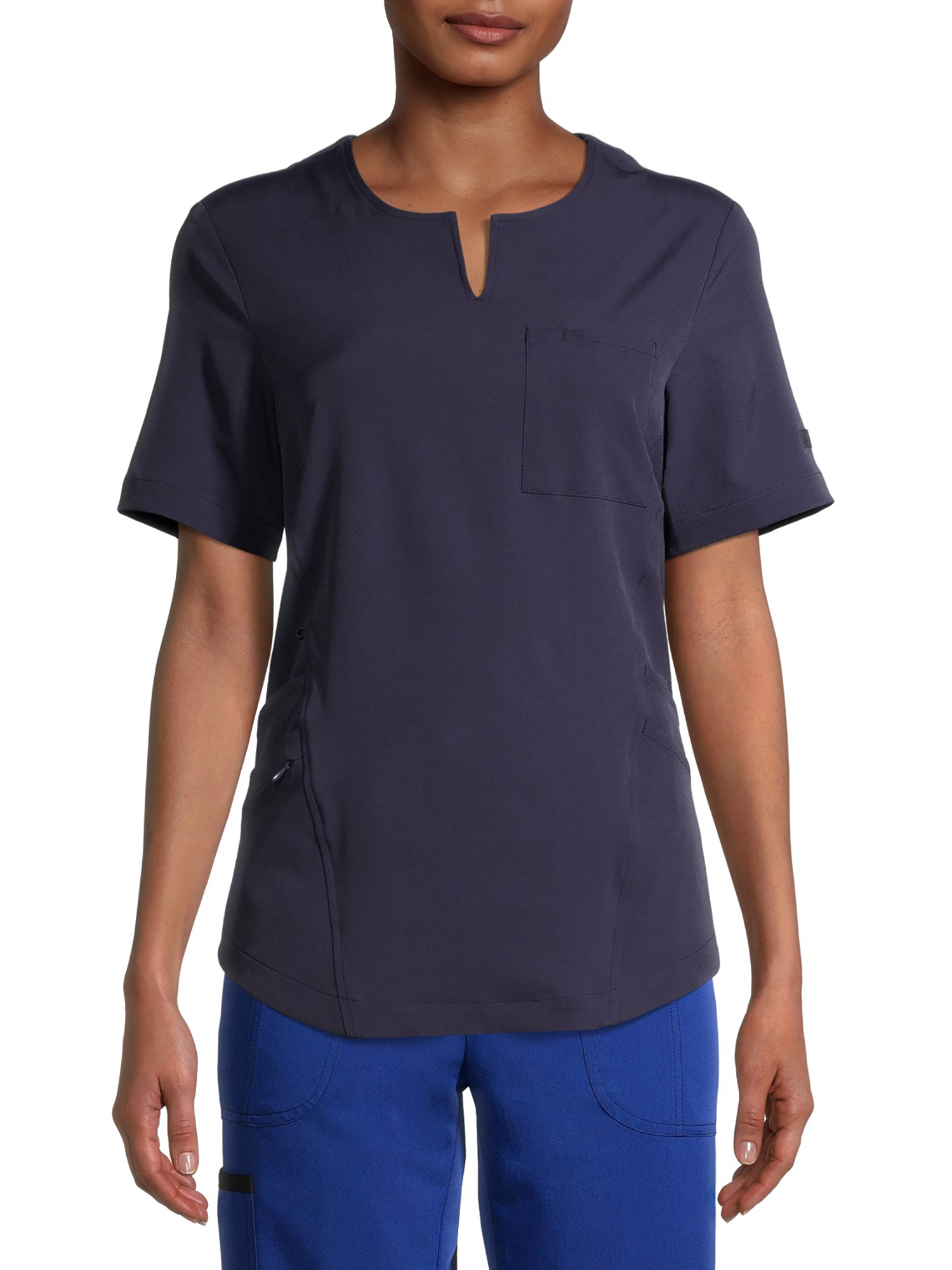 Urbane by Landau Women's Double Pocket Crossover Scrub Top, Style 9534 ...