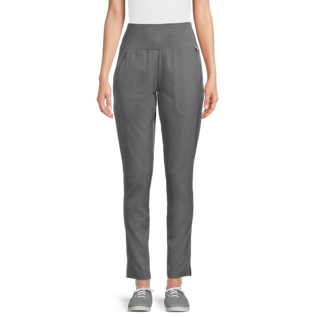 ClimateRight by Cuddl Duds Women’s and Women's Plus Slim Scrub Pants ...