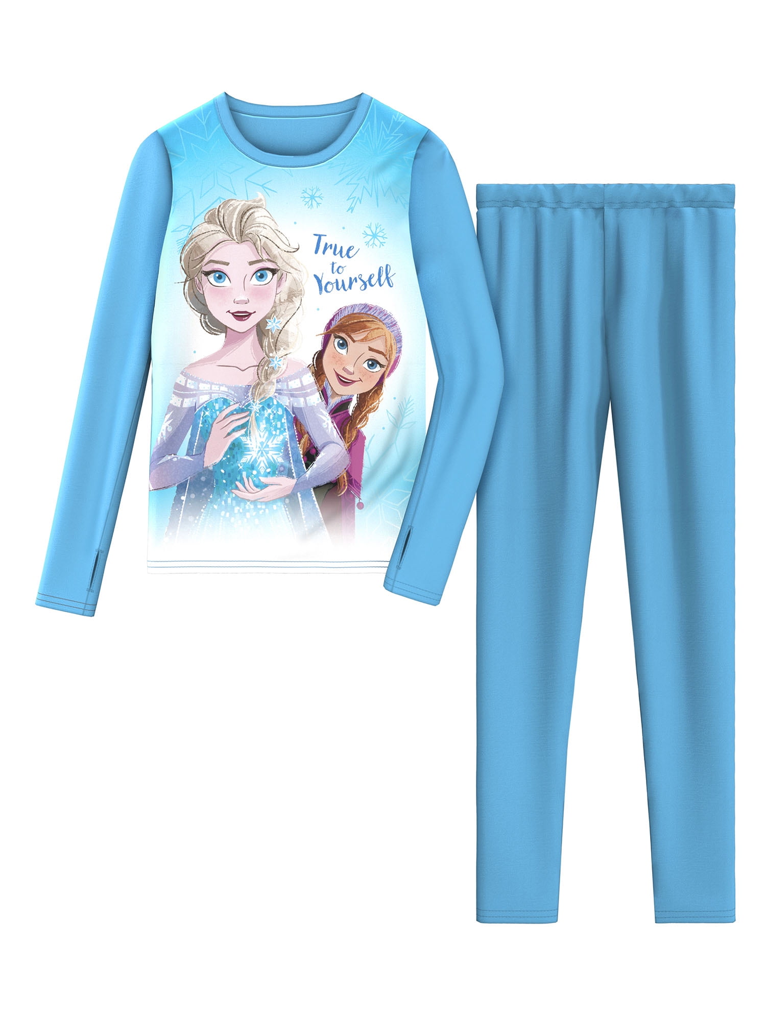 Climateright By Cuddl Duds Frozen Girls Thermal Set, Sizes XS-M ...