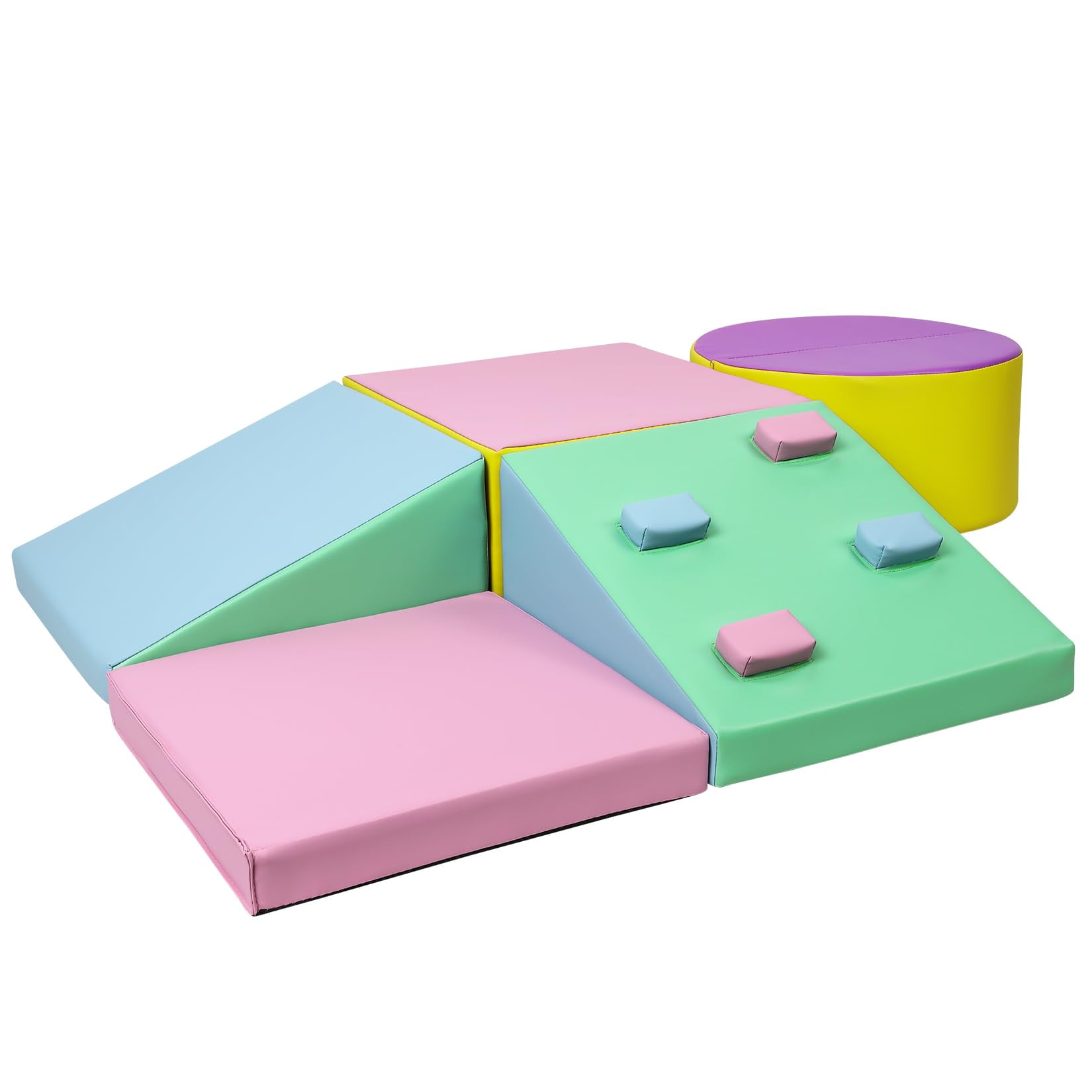 Climb and Crawl Activity Playset,Soft Lightweight Foam Climbing Blocks ...