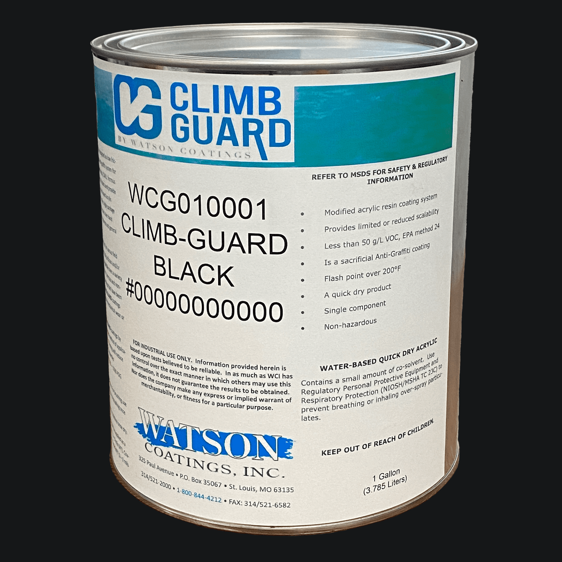 Climb-Guard Anti-Climb Spray Liquid, Black, 1 Gallon, Eco-Friendly ...