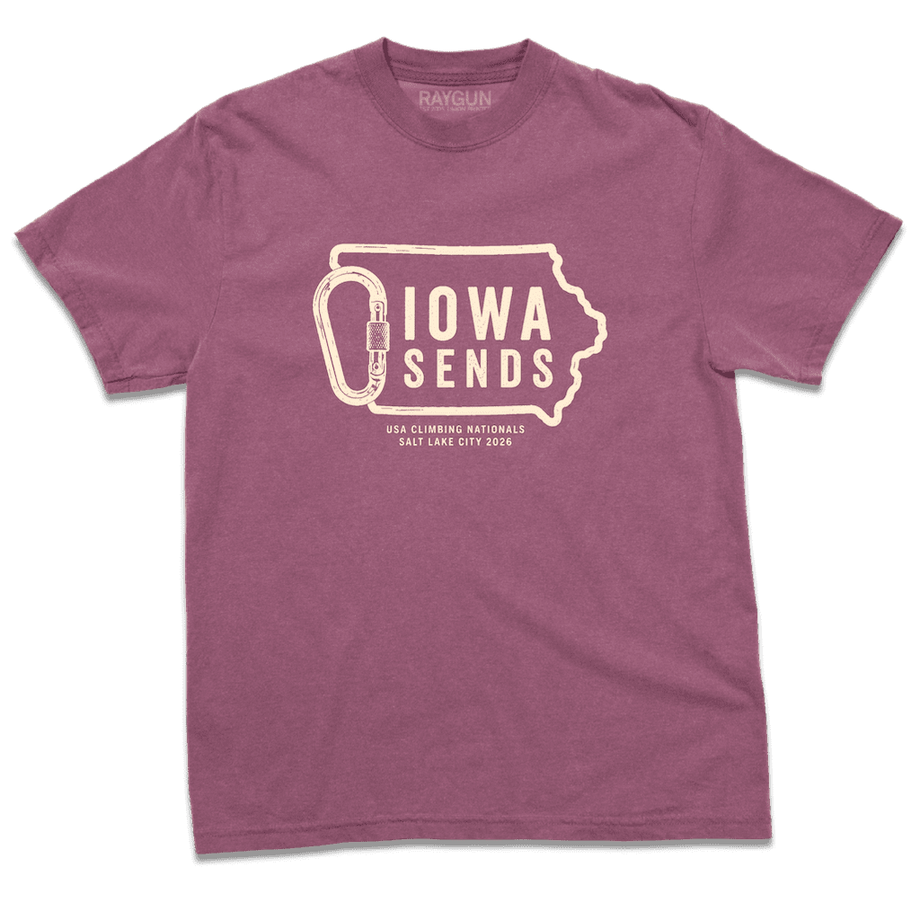 Climb Iowa Iowa Sends Heavyweight TShirt Trending Tee Best Gift Shirts ...