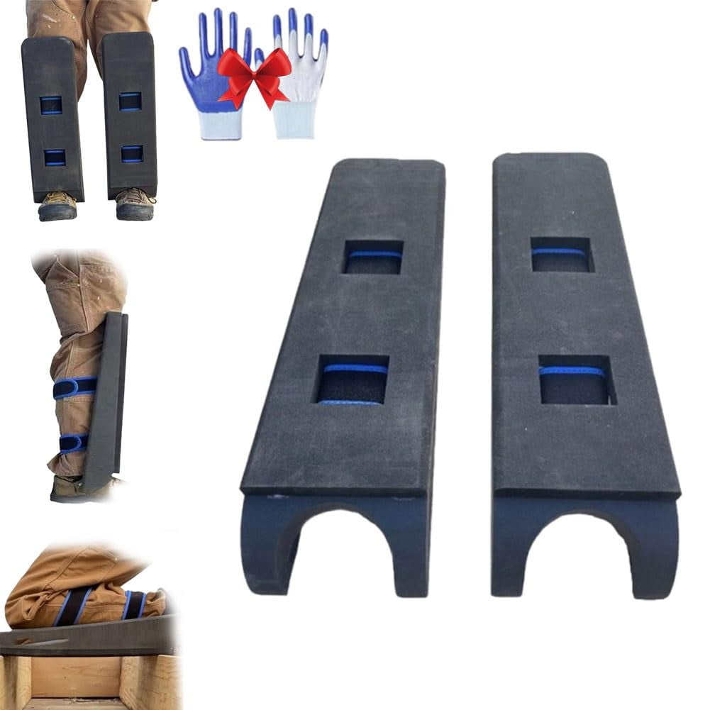 Climber Knee Pads, Knee Board Sliders with Adjustable Wrap Strap Moving ...
