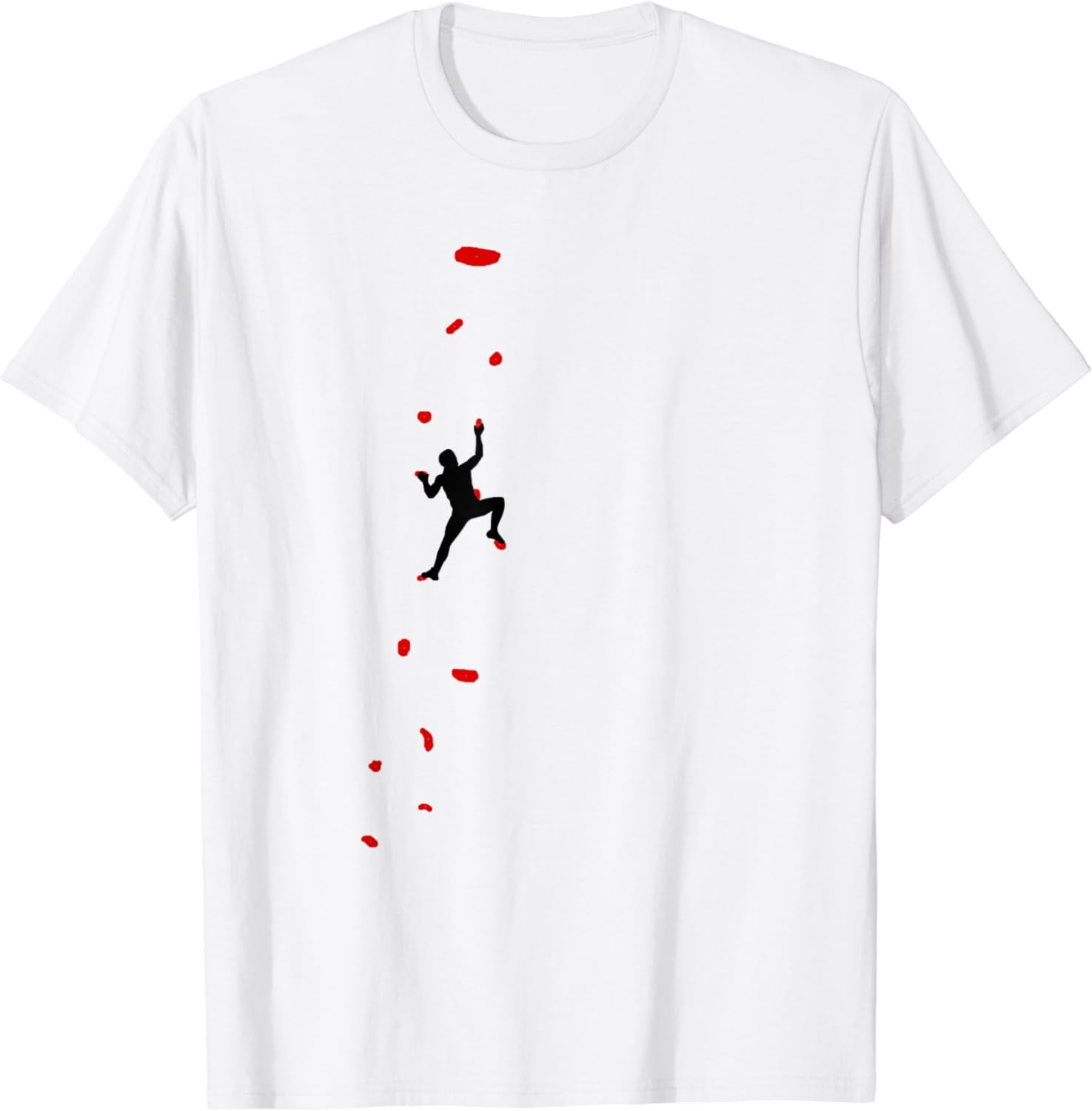 Climbing And Bouldering In The Climbing Gym T-shirt - Walmart.com