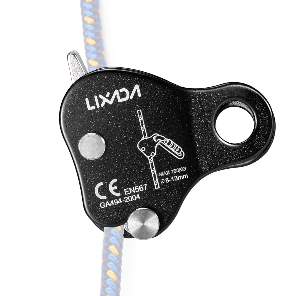 Climbing Ascender,Rope Clamp Belay Rope Clamp And And Rescue 220lb Rope ...