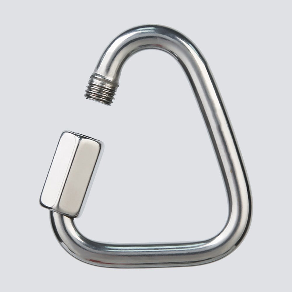 Climbing Buckle Triangle Carabiner Fast Hook Safety Connection Lock ...
