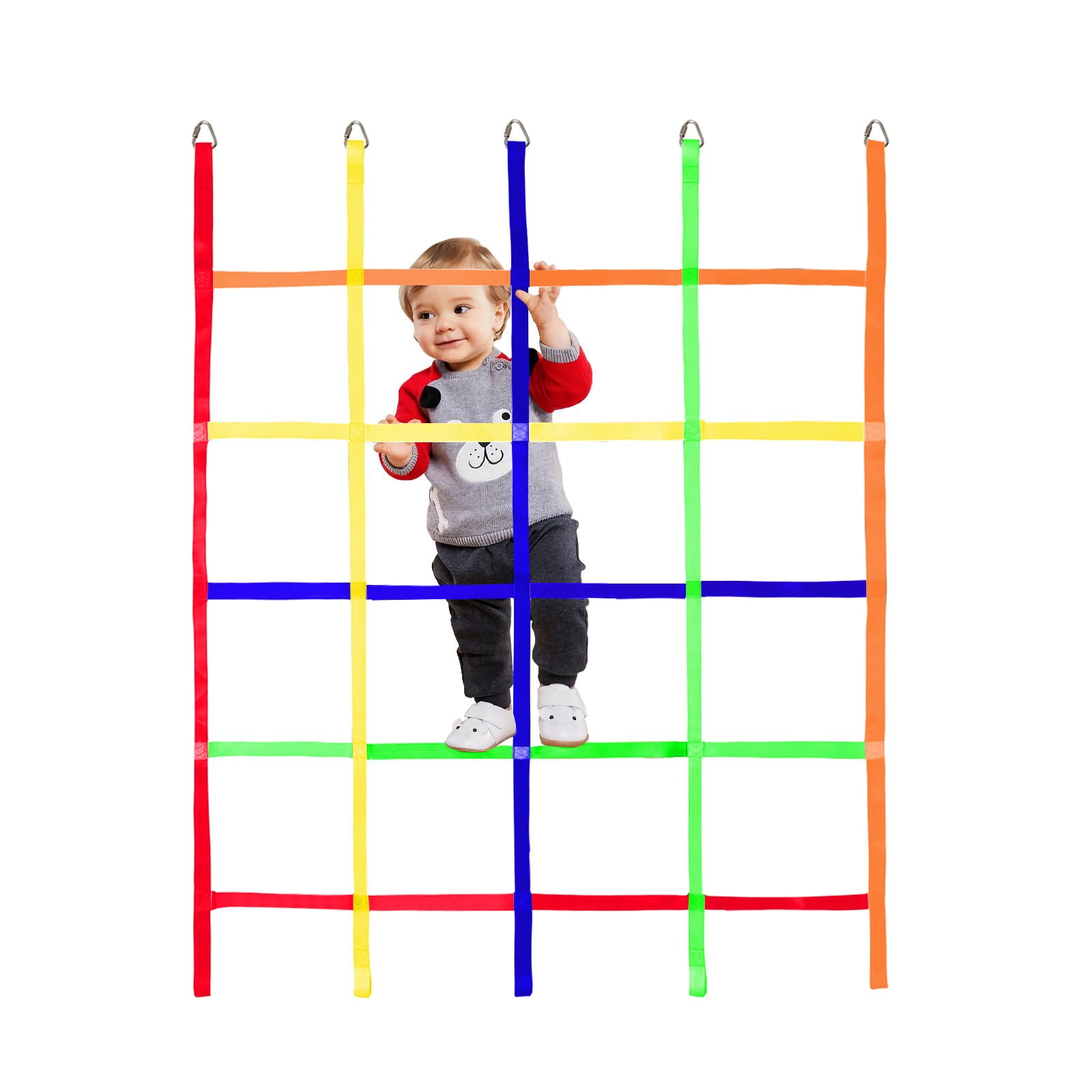 Climbing Cargo Net,Ninja Warrior Obstacle Course for Kids,Rope Net ...