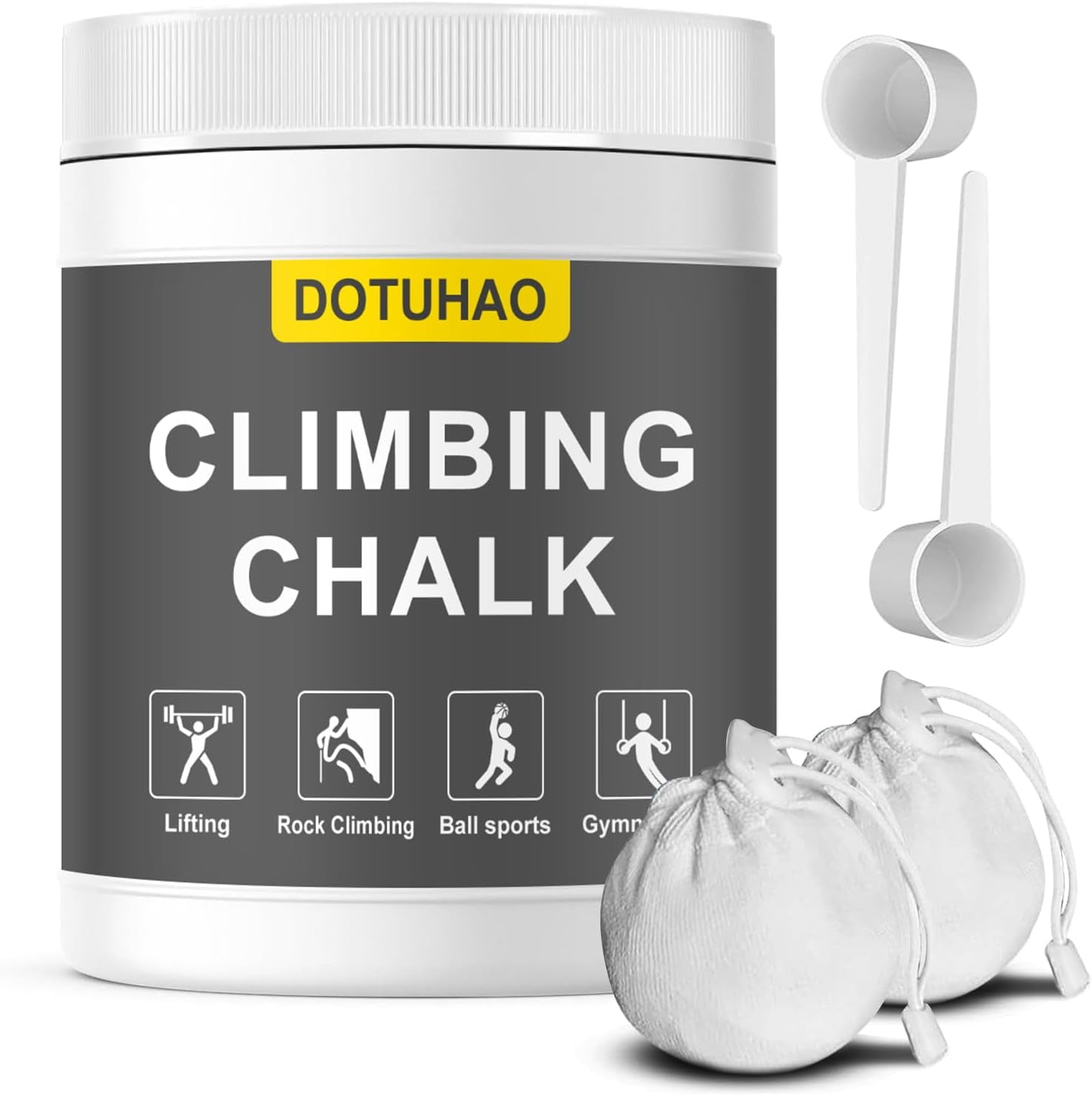 Climbing Chalk 500ML, Gym Chalk for Weightlifting, Lifting Chalk, Chalk ...