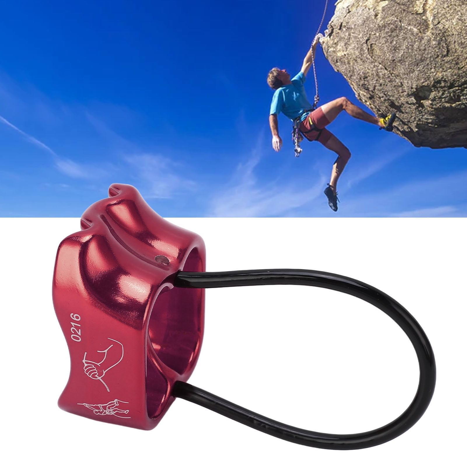 Climbing Device, Versatile ATC for Single/Double Ropes, Ideal for ...