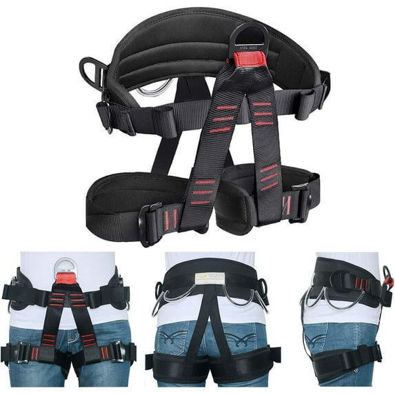 Climbing Harness Half Body Harnesses for Fire Rescuing Caving Rock ...