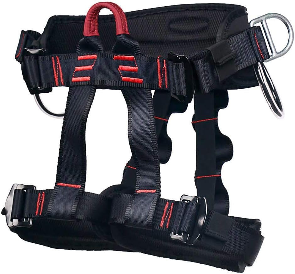 Climbing Harness, Protect Waist Safety Harness Gear, Wider Half Body ...