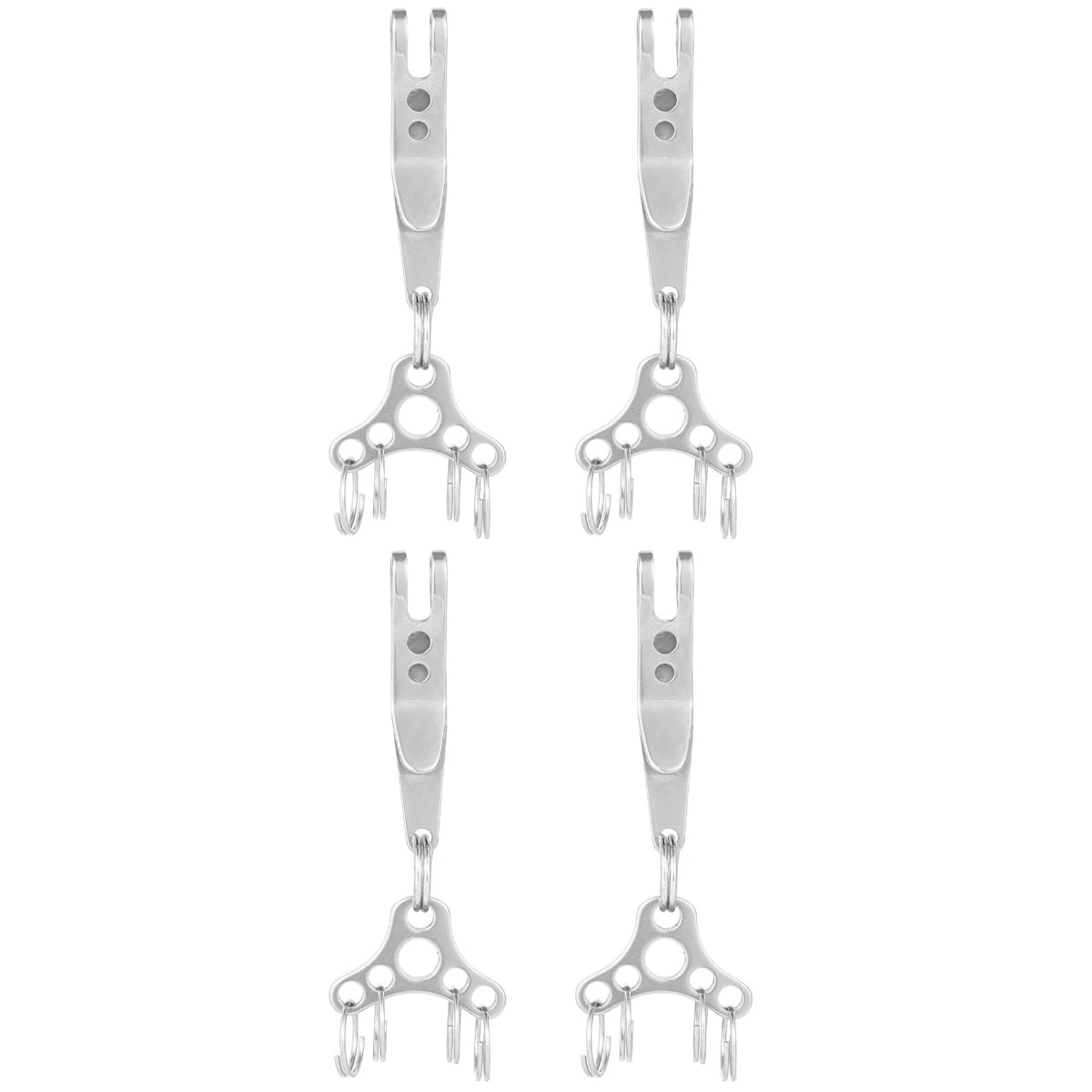 Climbing Hook Keychain 4 Pcs Suspension Clip Straw Hat Extension Buckle ...