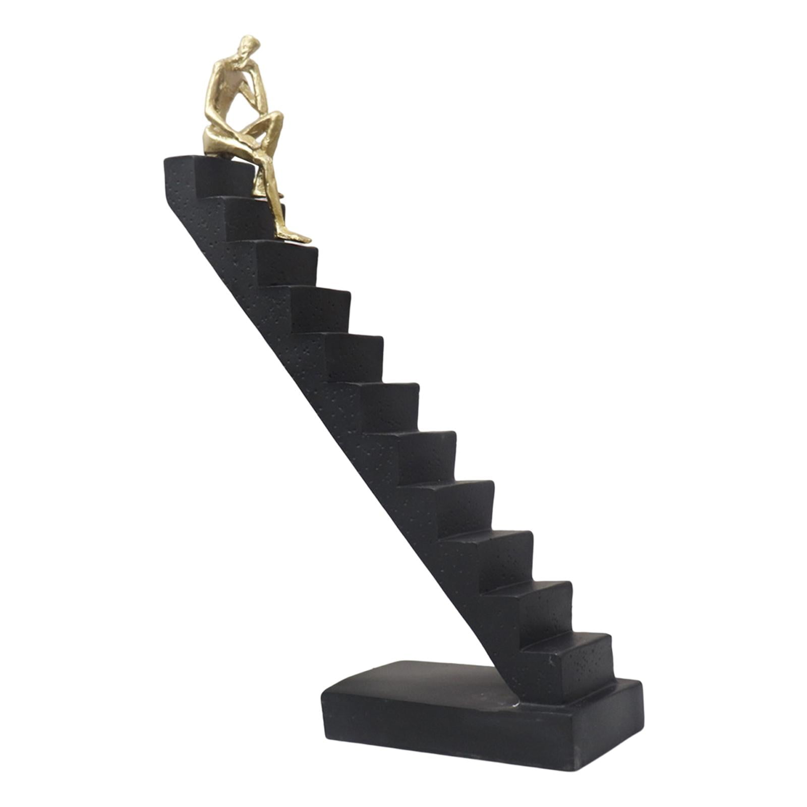Climbing Ladder Statue Ladder Sculpture Collectible Artwork Collection ...
