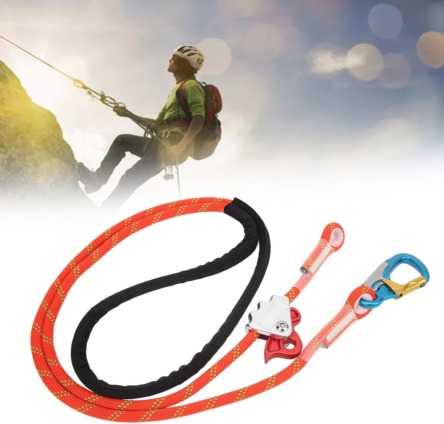 Climbing Lanyard, Positioning Fall Flip line Tree Adjustable Climbing ...