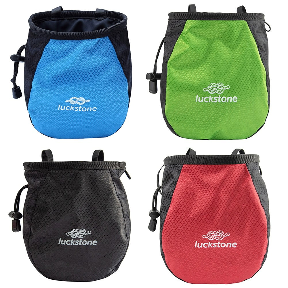 Climbing Magnesium Powder Bag Weightlifting Adjustable Waist Belt Chalk ...