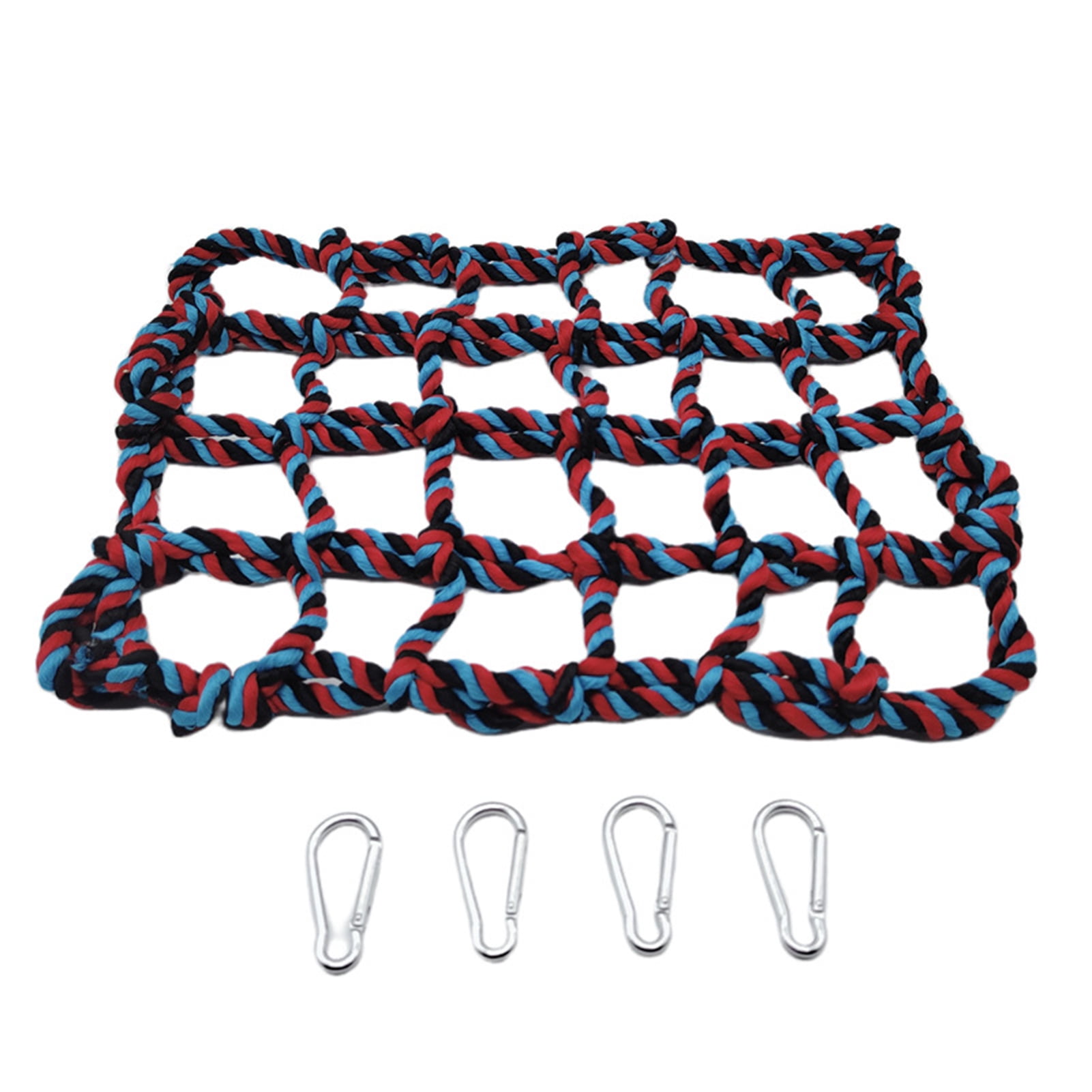 Climbing Net Colorful Portable Rope Parrot Colored Woven Climbing Net ...