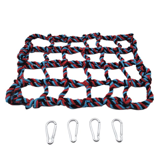 Climbing Net Colorful Portable Rope Parrot Colored Woven Climbing Net ...