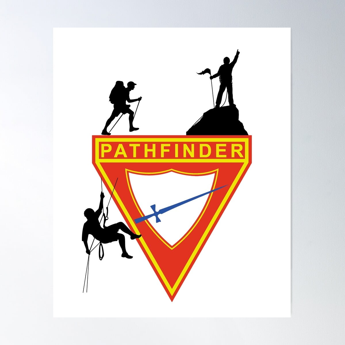 Climbing Pathfinder Poster Wall Art, Modern Wall Decor For Living Room ...