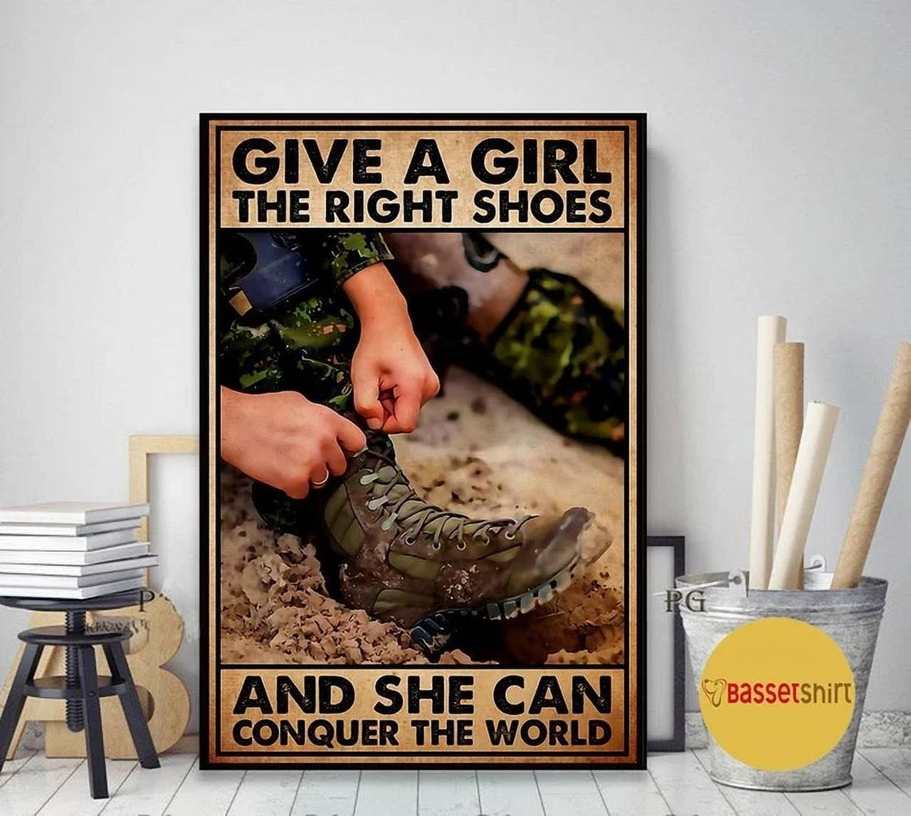 Climbing Poster Give A Girl A Right Shoes And She Can Conquer The World ...