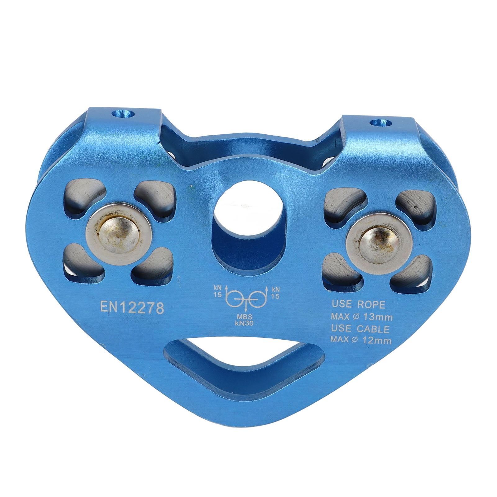 Climbing Pulley, Aluminum Alloy Stainless Steel Cross Double Climbing ...