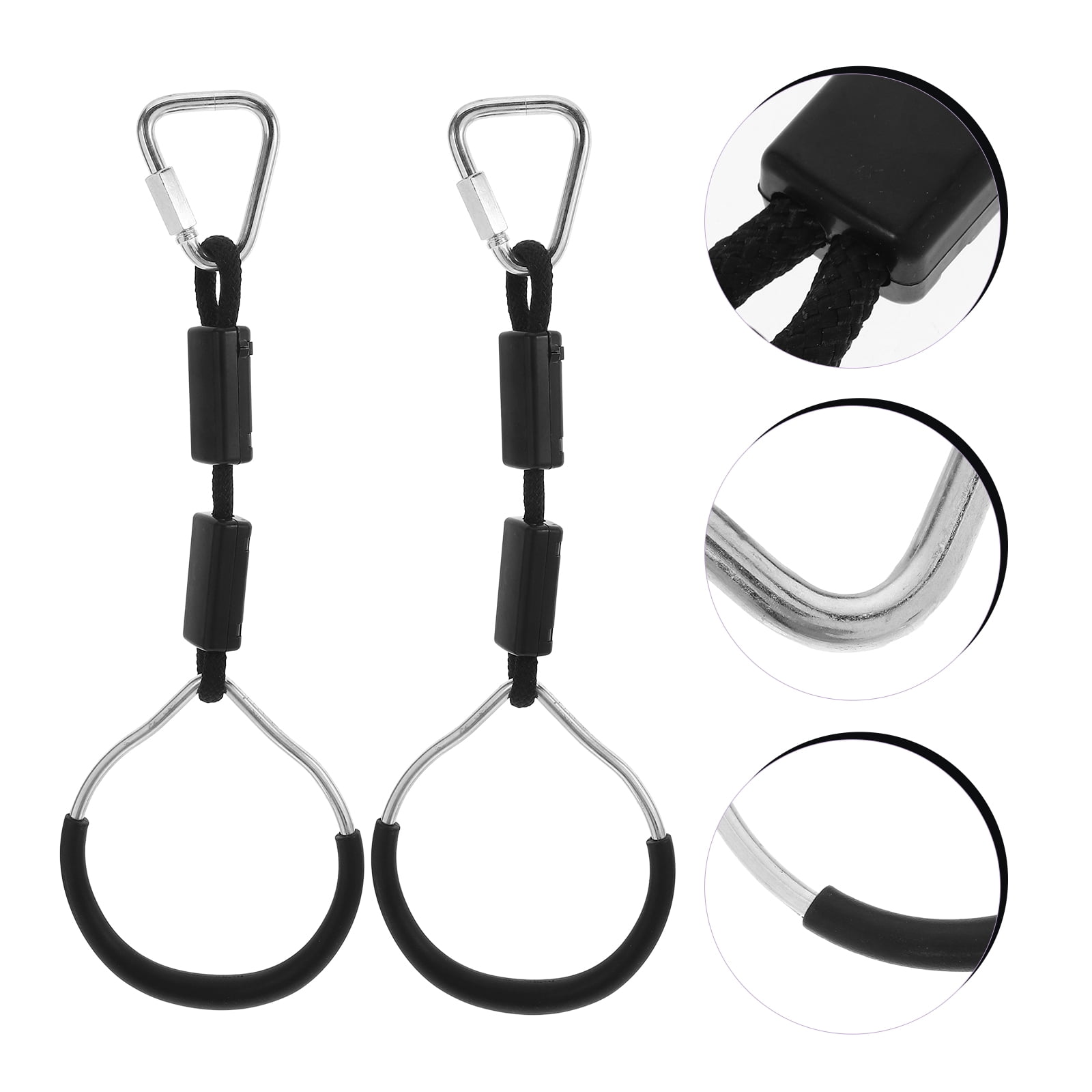 Climbing Ring, 2pcs Swing Gymnastic Rings Outdoor Backyard Play Sets ...