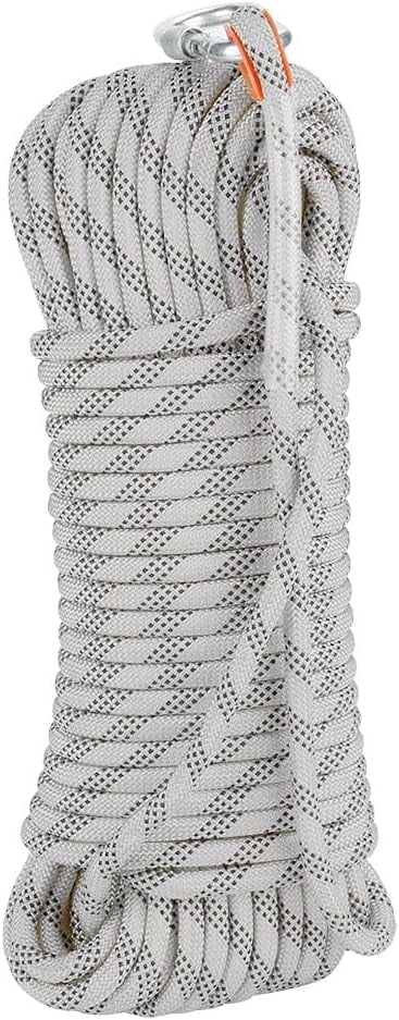 Climbing Rope 16mm Static Rock Rappelling Rope 427ft High Strength ...