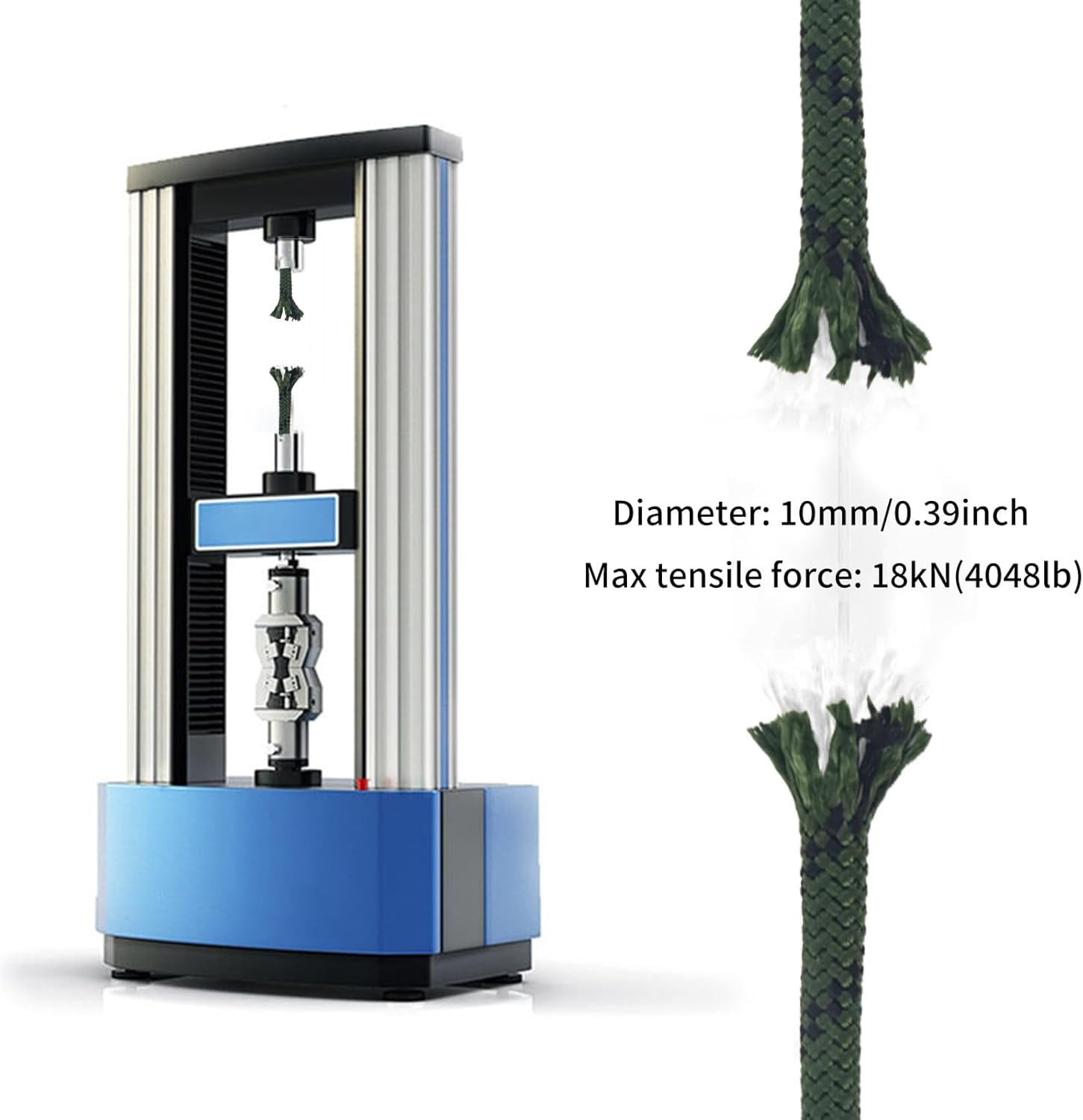 Climbing Rope 8(5/16in),10mm (3/8in), High Strength Accessory Cord Rope ...