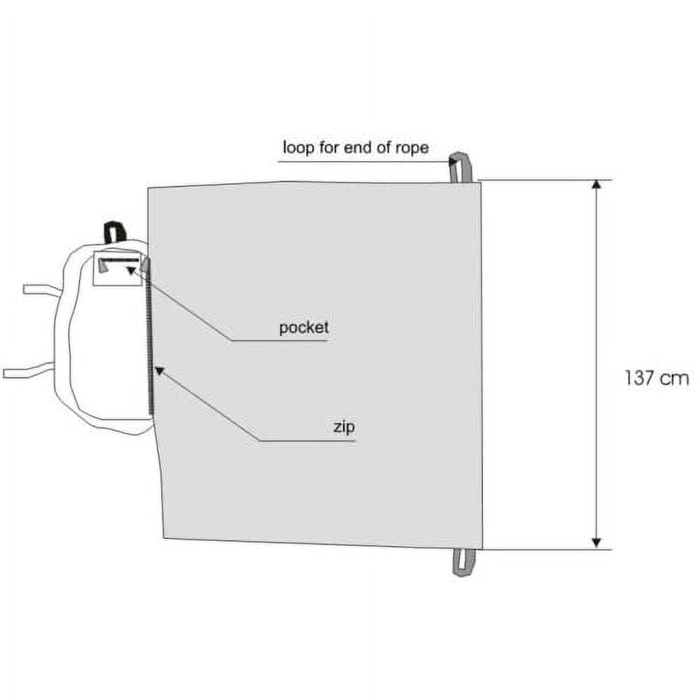 Climbing Rope Bag with Tarp - Walmart.com