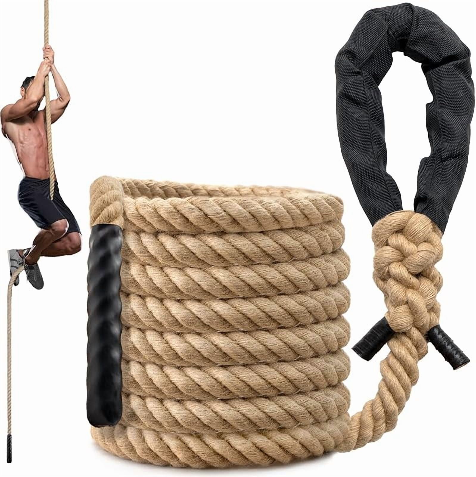 Climbing Rope Gym Workout - 1.5 Inch Diameter 10FT 15FT 20FT 25FT 30FT ...