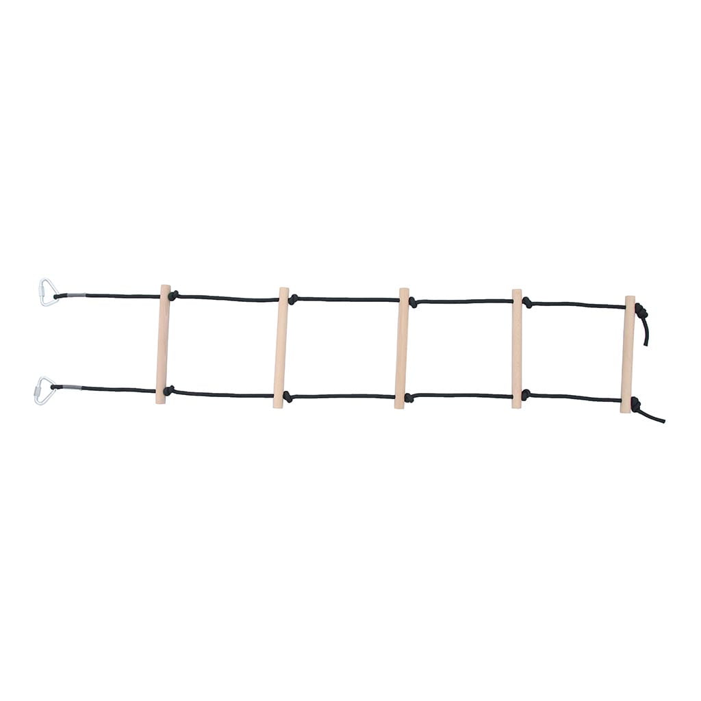 Climbing Rope Ladder for Kids Playground Sturdy Wood Hanging Tree ...