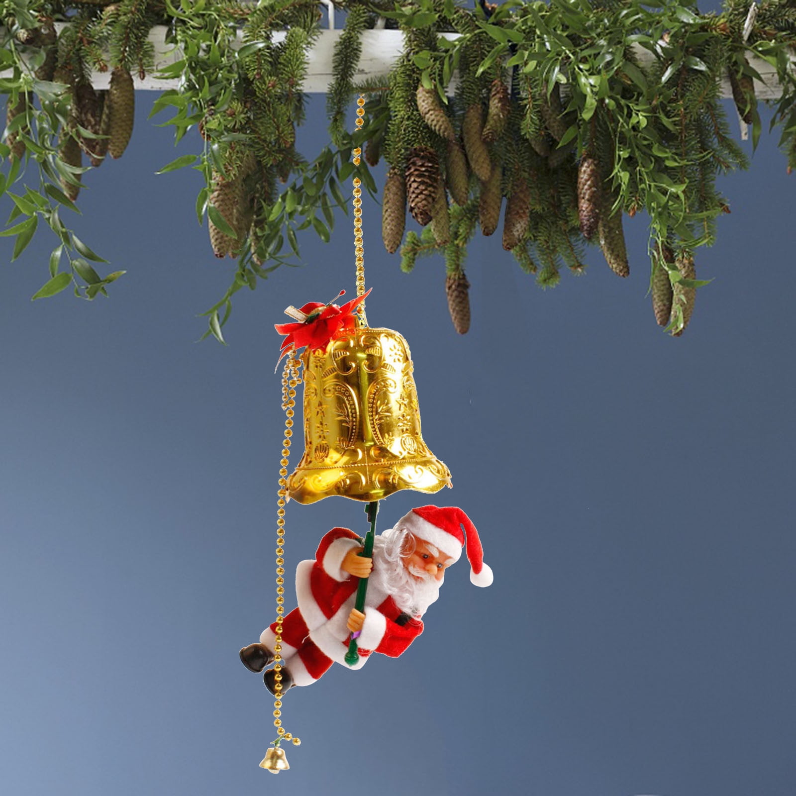 Climbing Santa Claus Christmas Decoration Climb Up And Down Santa Claus ...