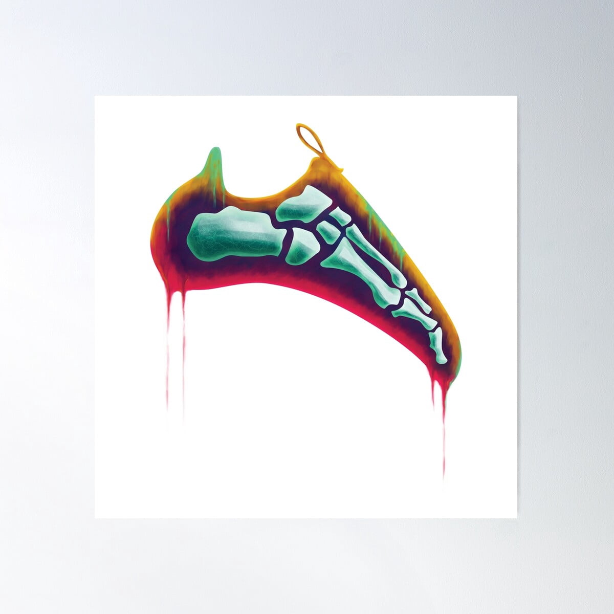 Climbing Shoes I Be Aggressive! Poster Wall Art, Modern Wall Decor ...