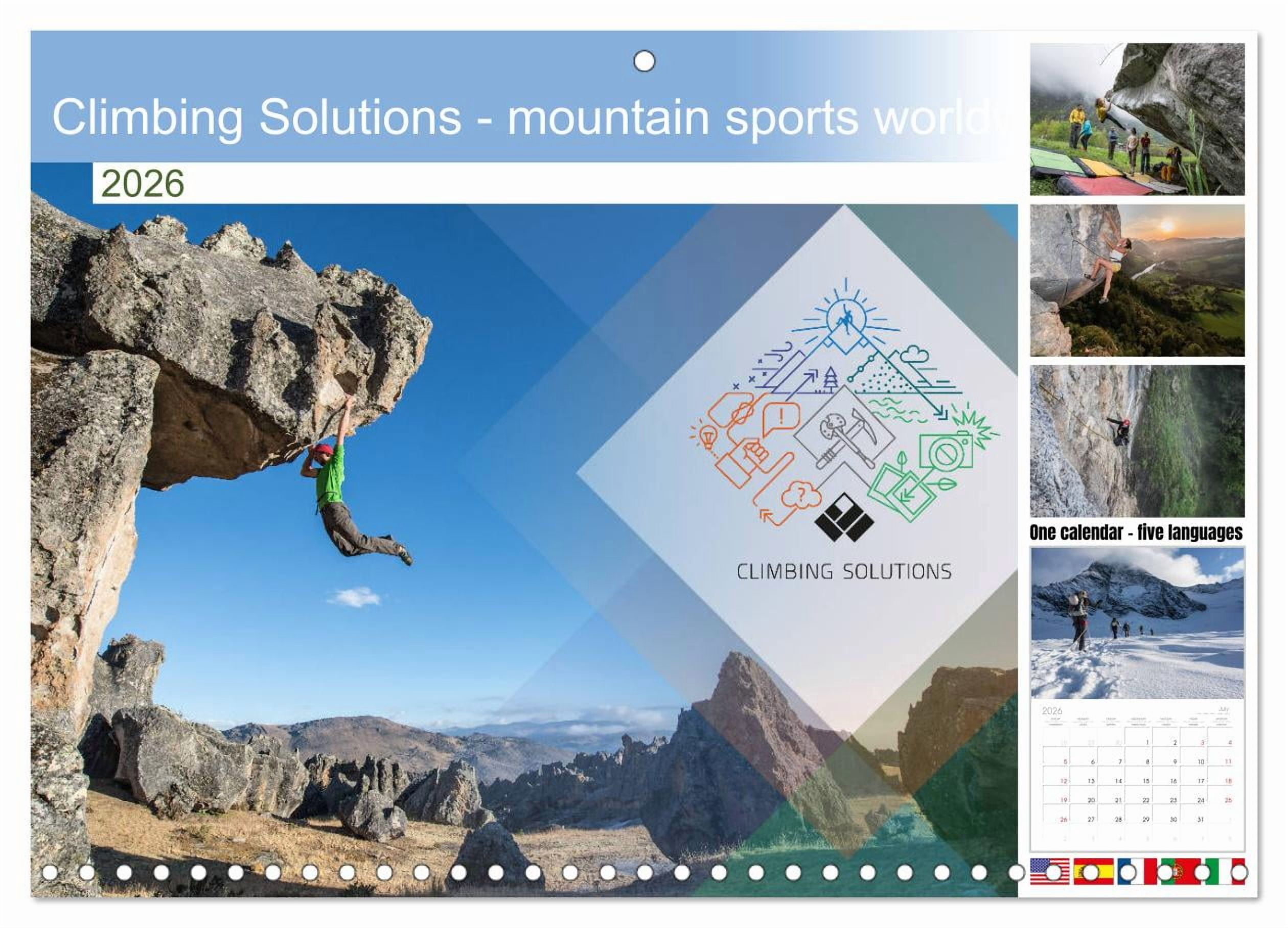 Climbing Solutions - mountain sports worldwide (Monthly Wall Calendar ...