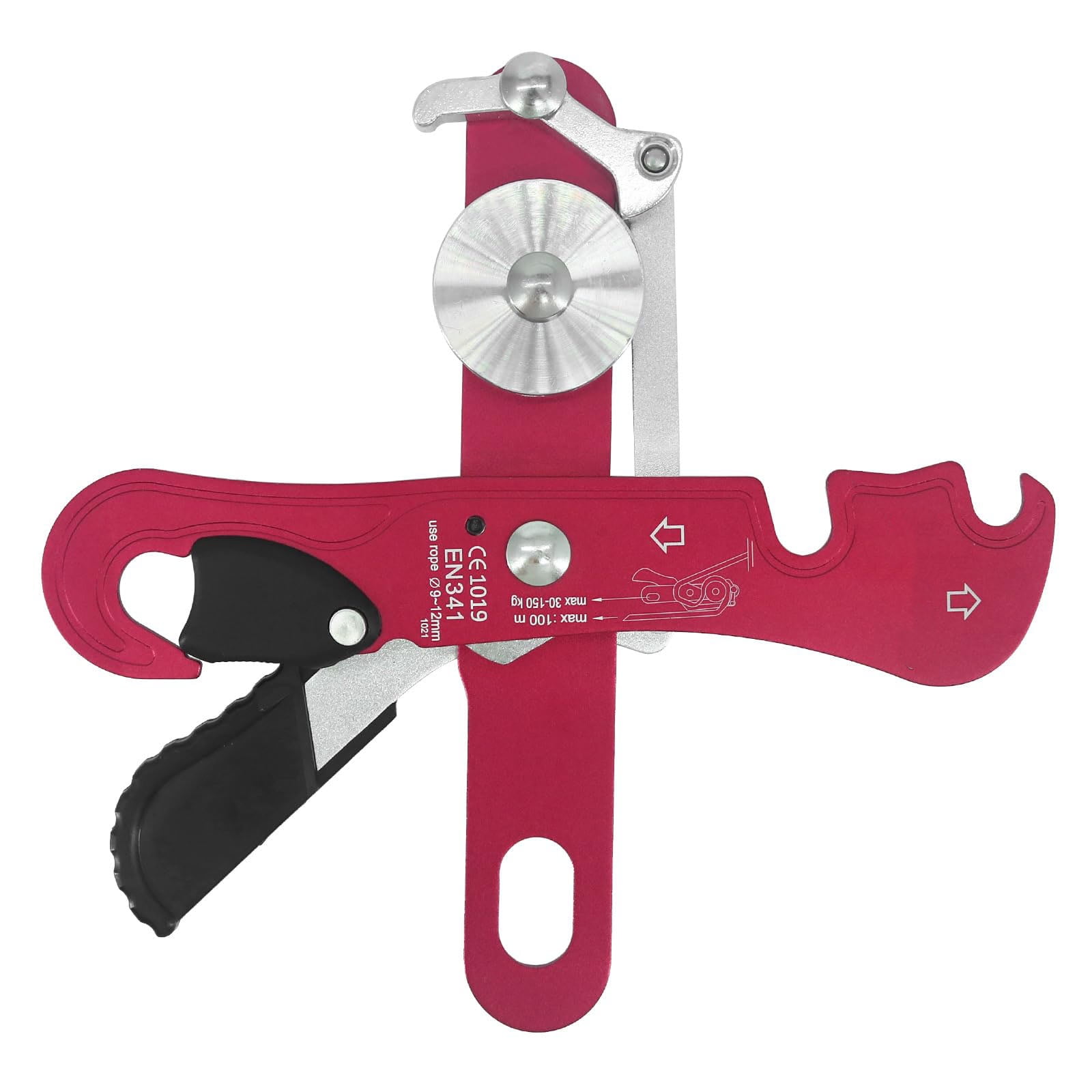 Climbing Stop Descender Rappelling Belay for Ropes 10-12 mm The Novices ...