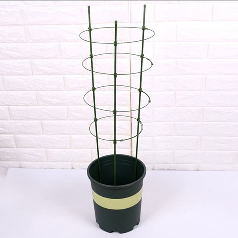 Climbing Vine Rack Plant Potted Support Frame Coated Steel Flower ...