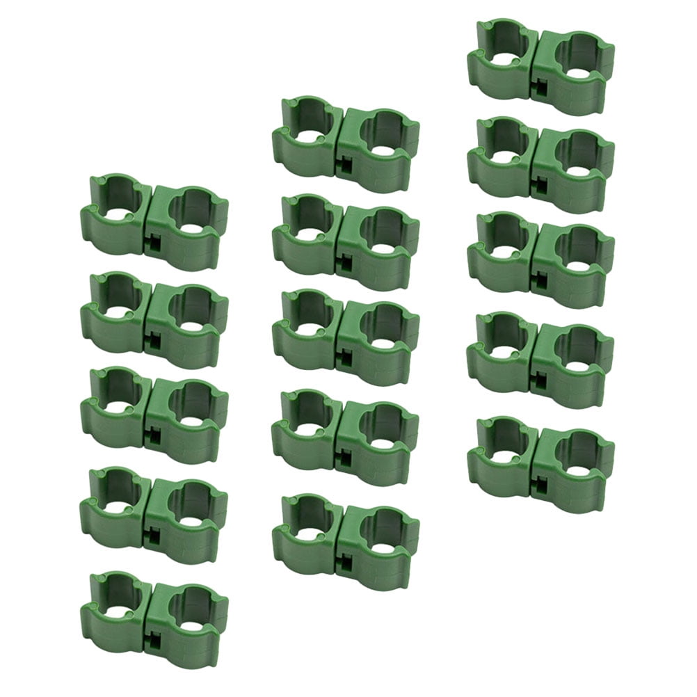 WRISTBIQUE Plastic Garden Stakes Trellis Clips 50Set for Connecting ...