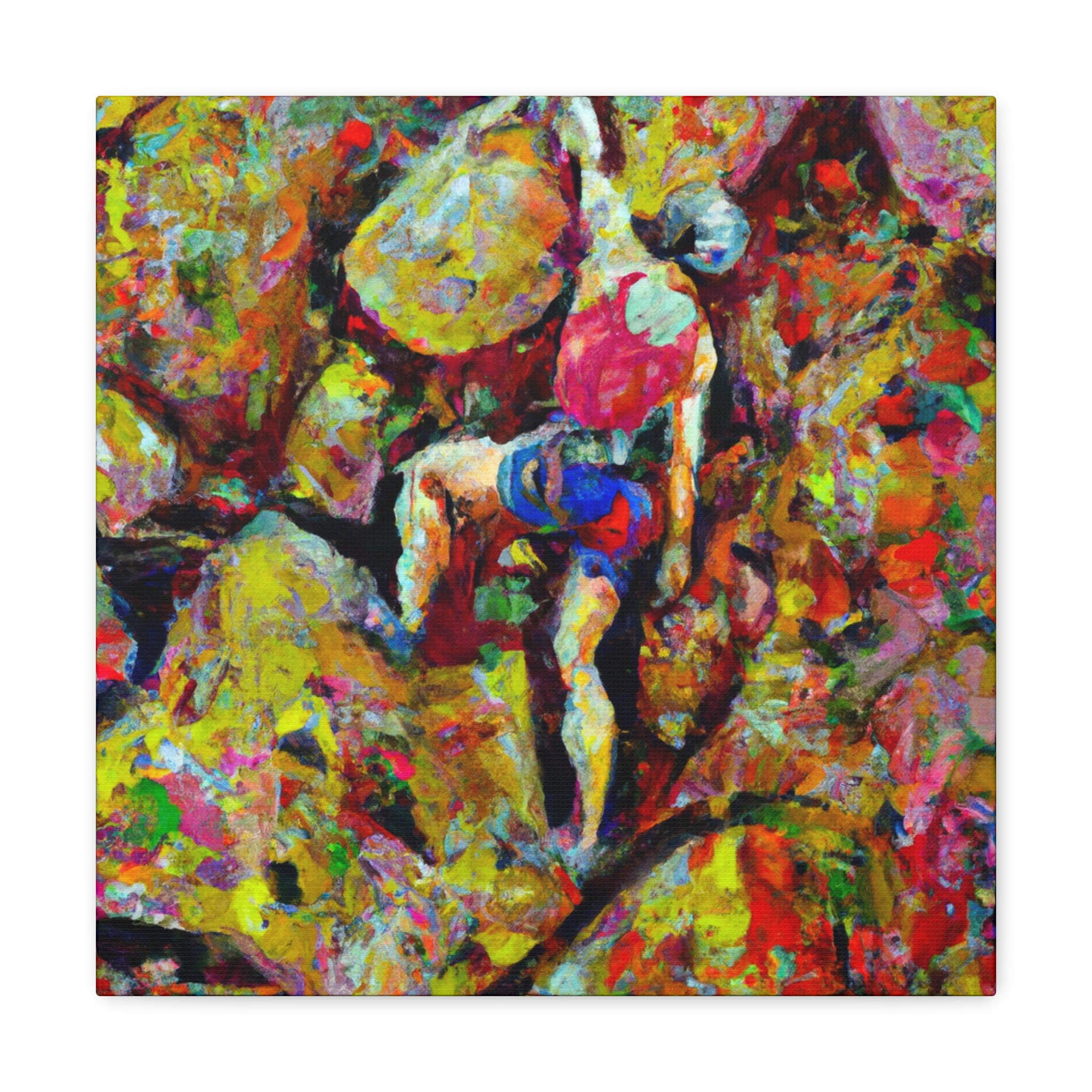Climbing the Rocky Heights - Canvas - Walmart.com