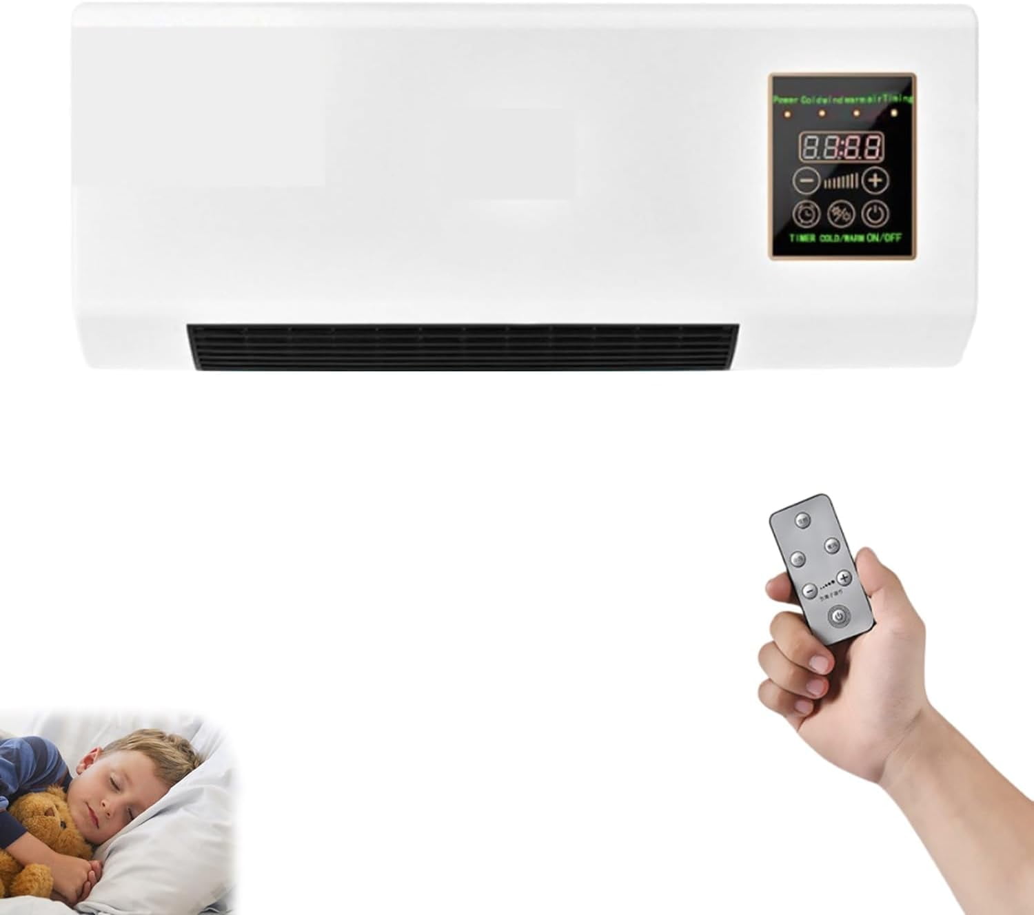 Climify Portable Air Conditioner Split Max - 2025 Wall Mount Mini Split ...