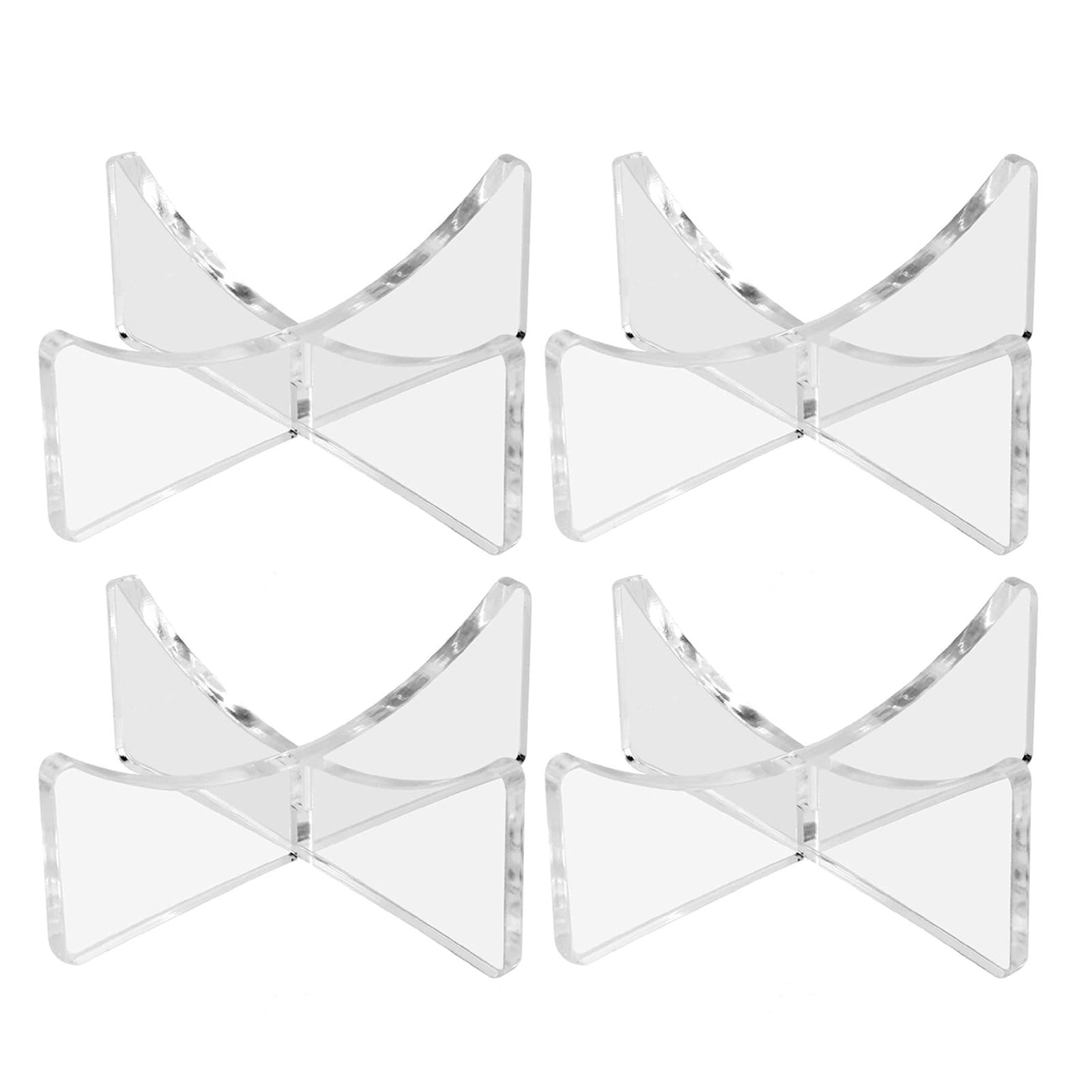 Clinaoy 1/4Pcs Acrylic Ball Display Stand High Stability Strong Load ...