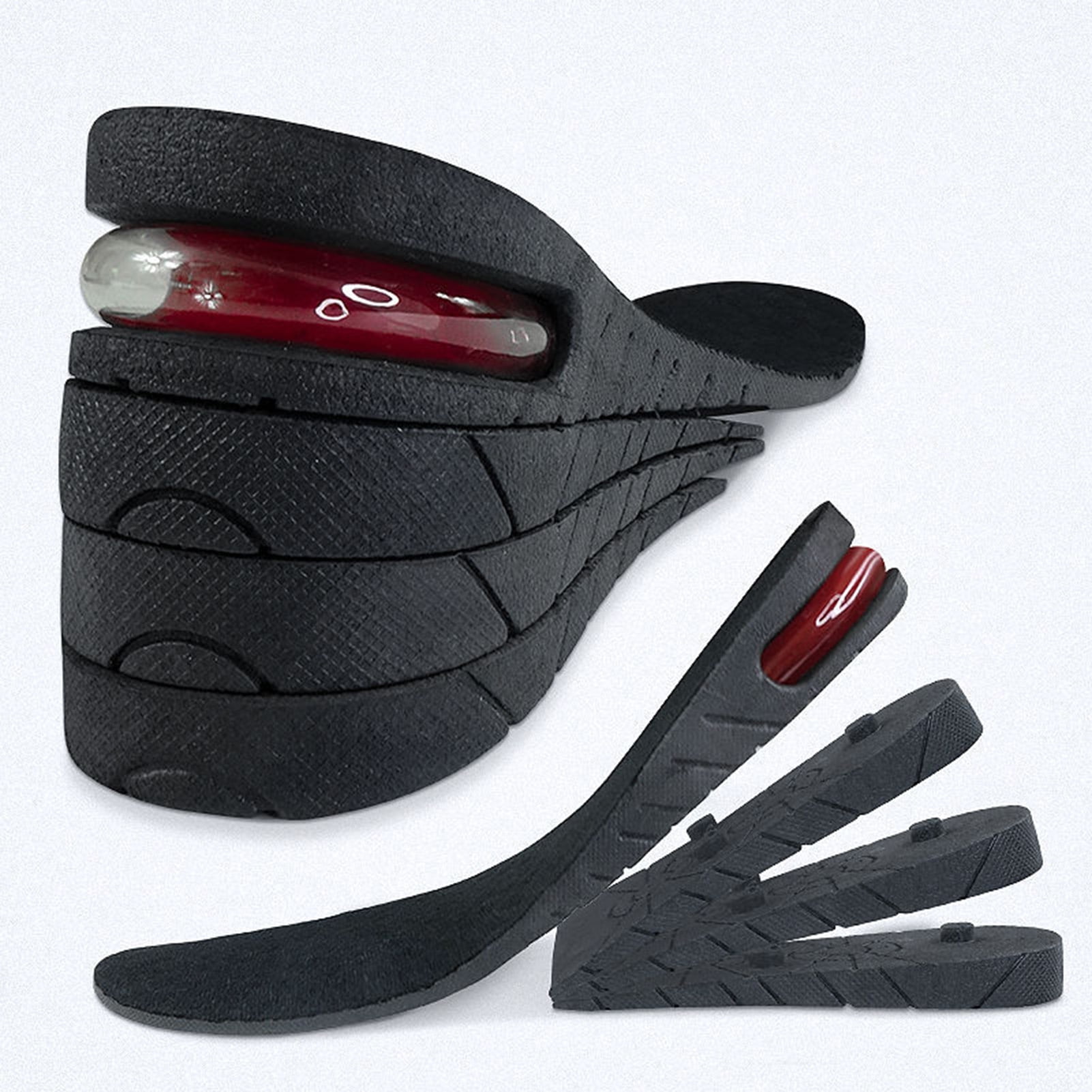 Clinaoy 1 Pair Shoe Insole Invisible Breathable Removable Make You ...