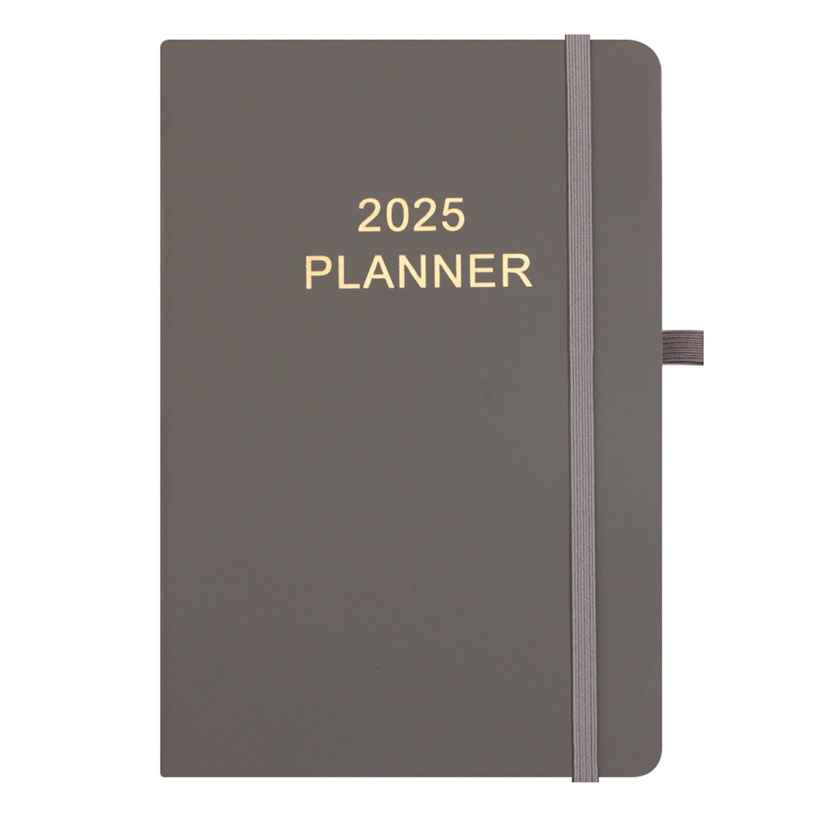 Clinaoy 2025 Agenda Planner with Pen Holder Faux Leather Cover Planner ...
