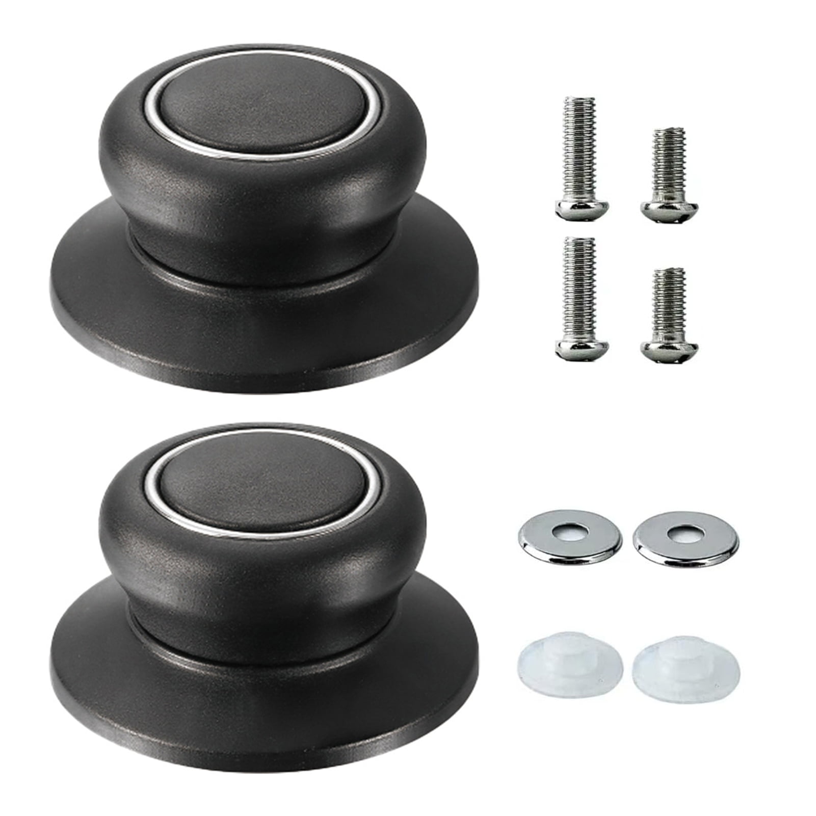 Clinaoy 2Pcs Pot Lid Knobs Set Installation Kitchen Accessory - Walmart.com