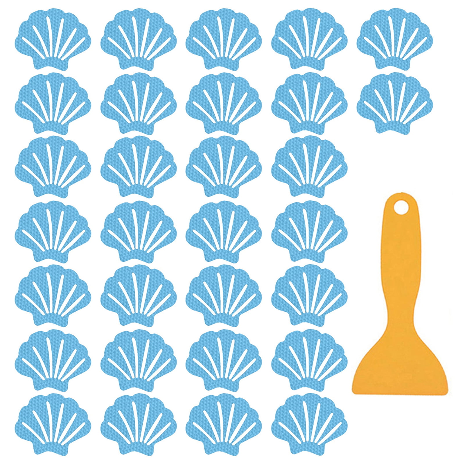 Clinaoy 30PCS Non Slip Bathtub Stickers Prevent Slips Falls Easy ...