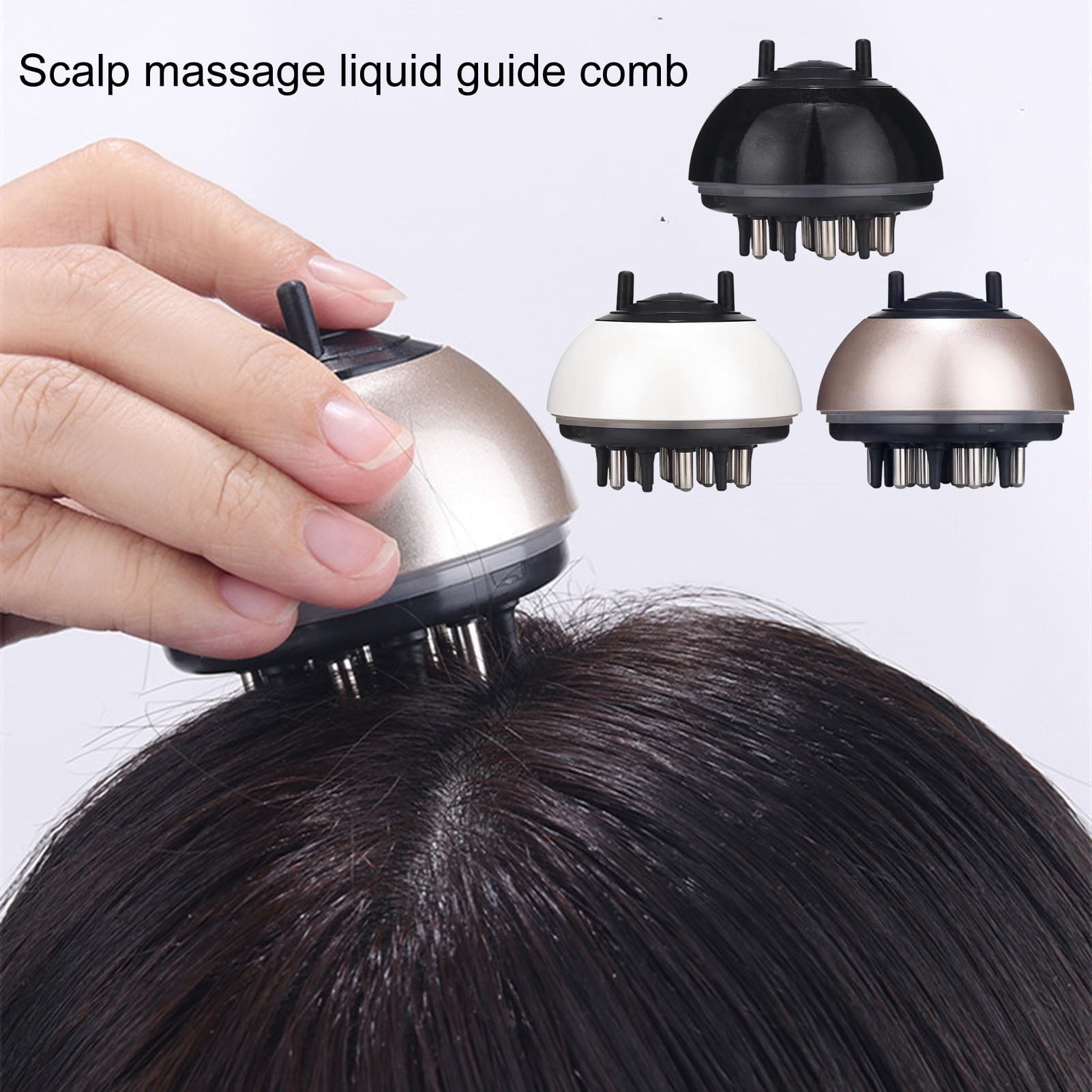 Clinaoy 40ml Scalp Applicator Comb Ergonomic Shape Ultralight Non-Slip Comfortable Grip Easy to ...