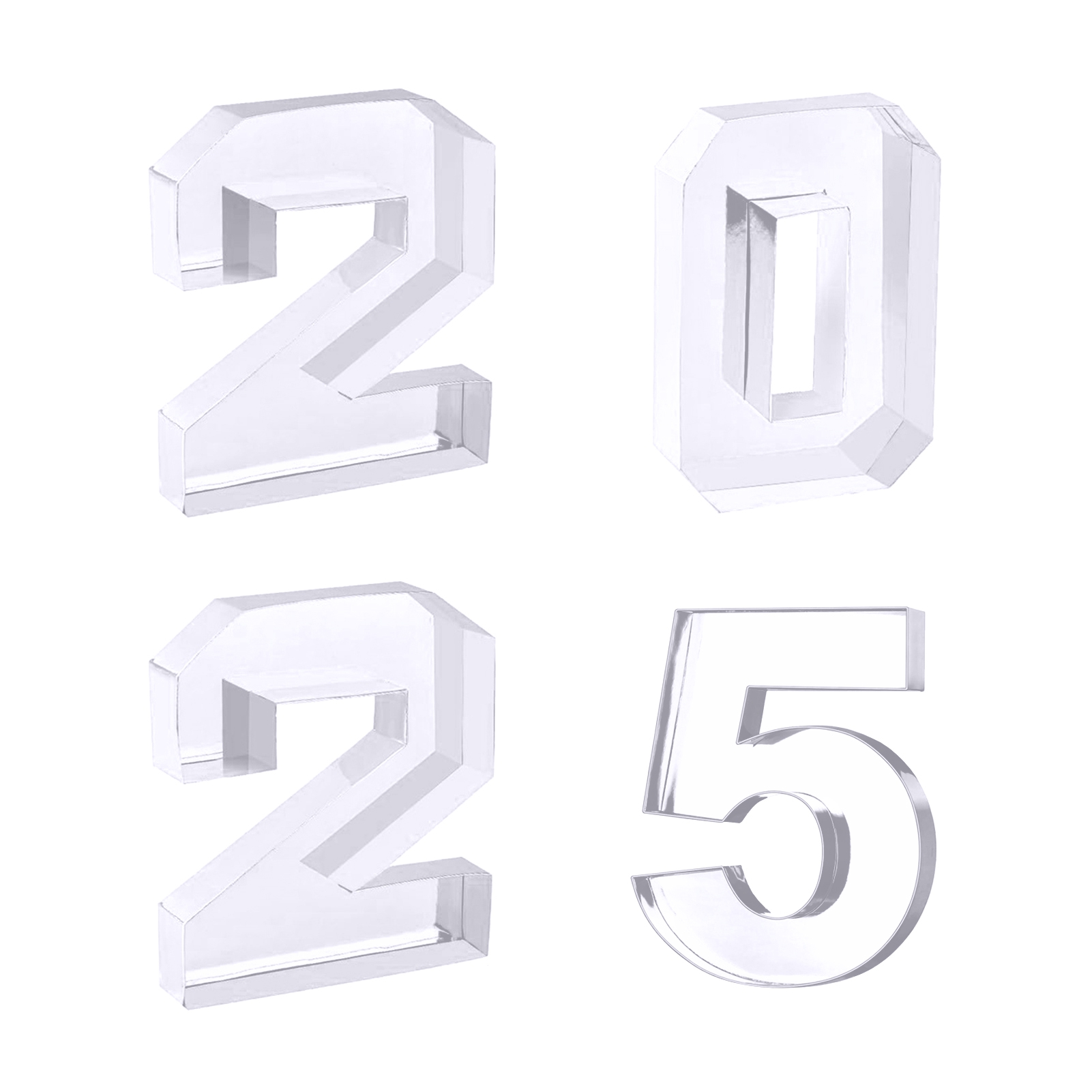 Clinaoy 4Pcs Cardboard Number Tray Fillable Sweets Candy Cupcake ...