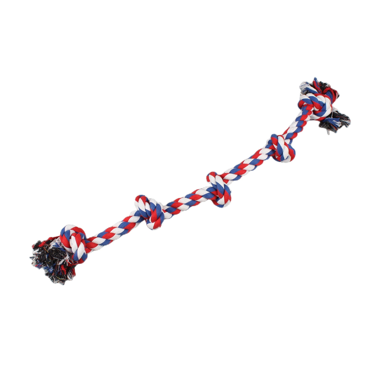Clinaoy 5-Knot Dog Rope Toy Heavy-Duty Dog Chew Rope Toy for Aggressive ...