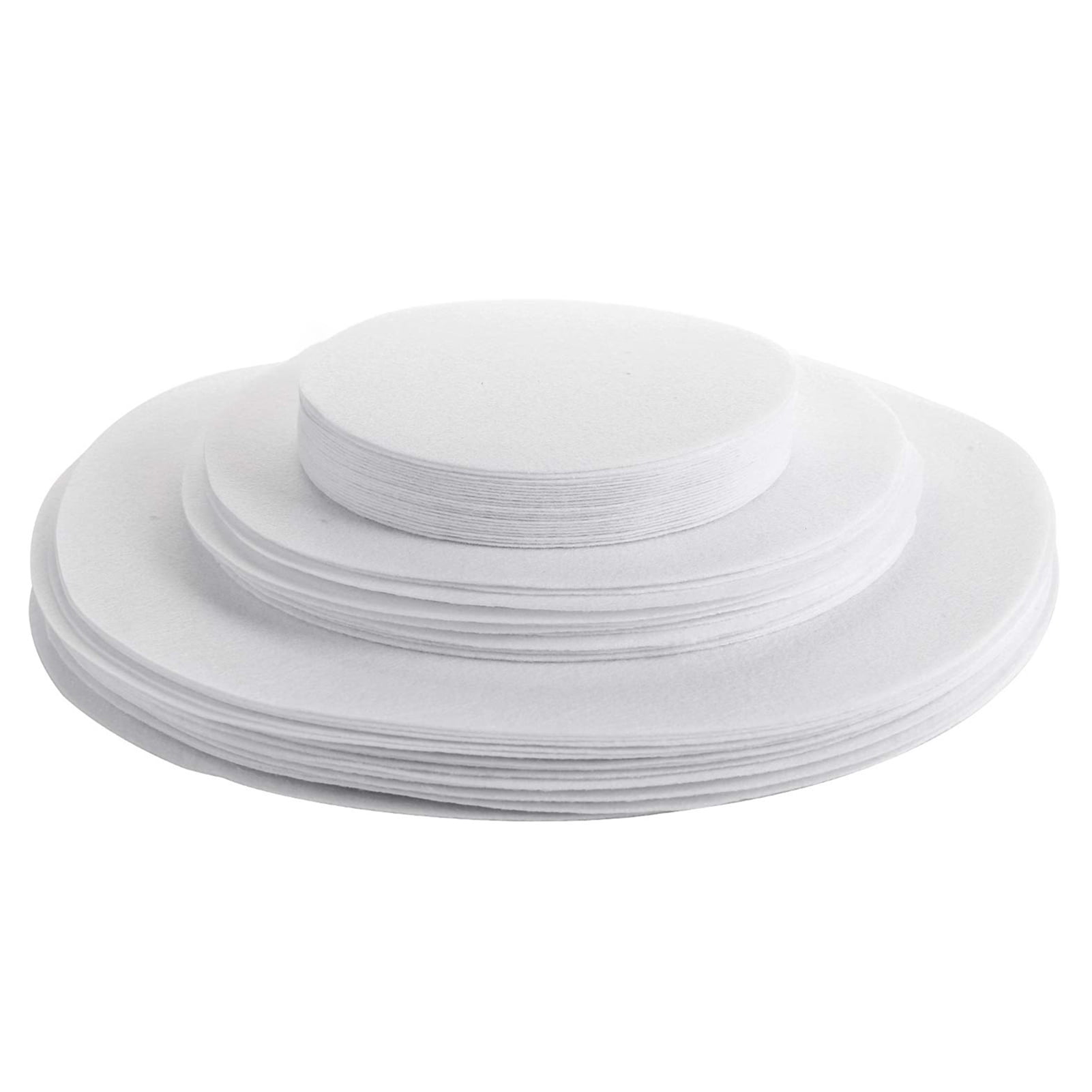 Clinaoy 60Pcs Set Felt Plate Dividers 3 Sizes Thick Round Stackable ...