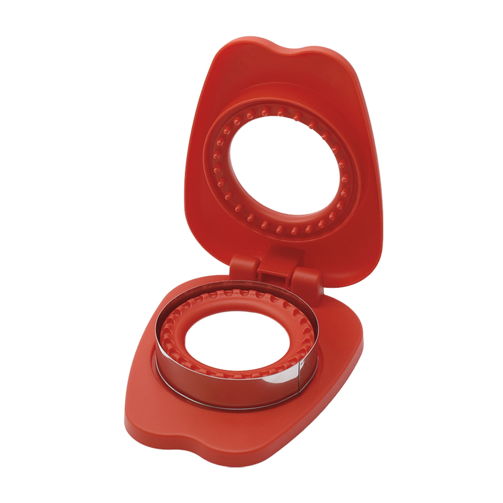 Clinaoy Apple-Shaped Sandwich Cutter And Sealer 2-in-1 Sandwich Maker ...