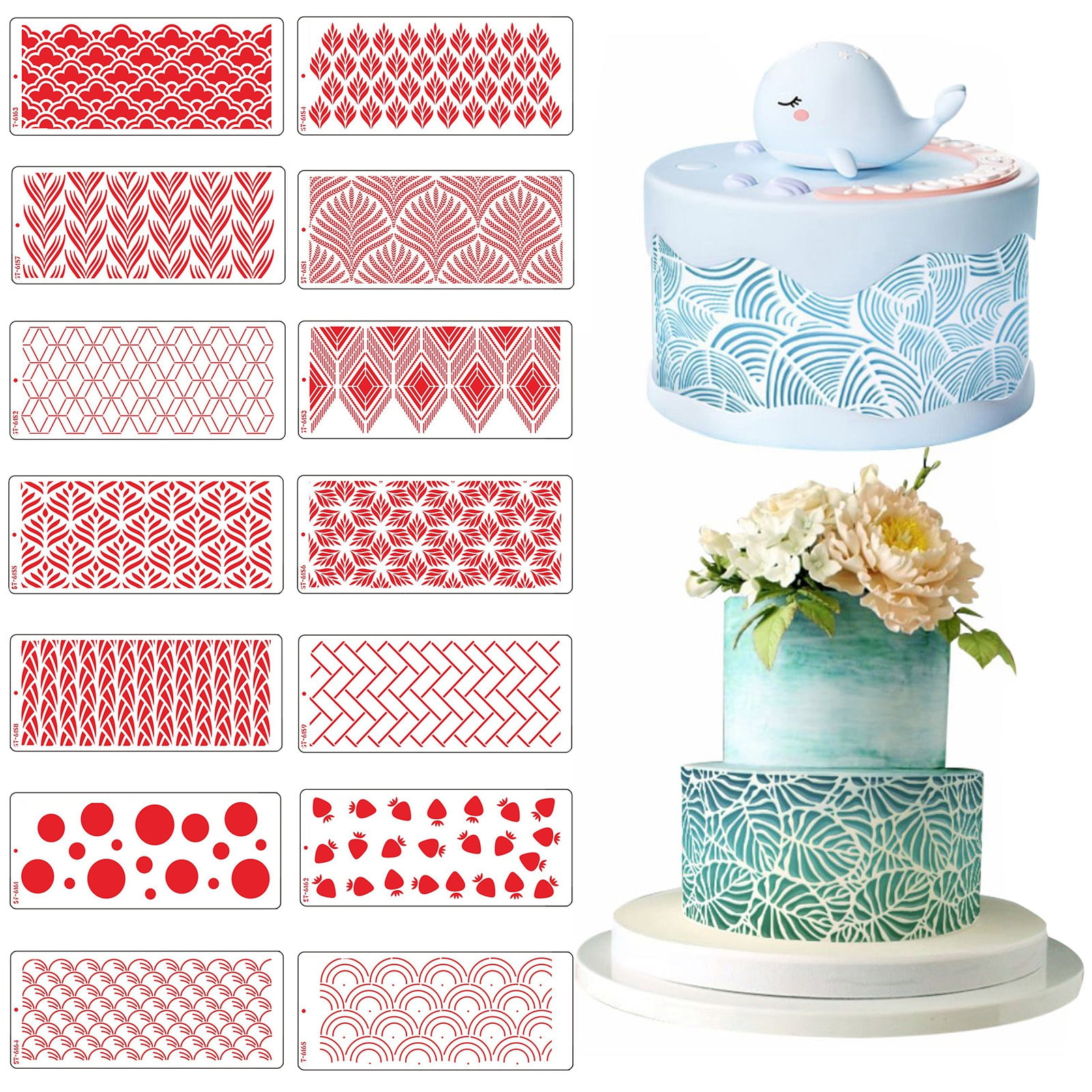 Clinaoy Cake Rim Mold Easy to Clean Food Grade Reused Non-stick Smooth ...